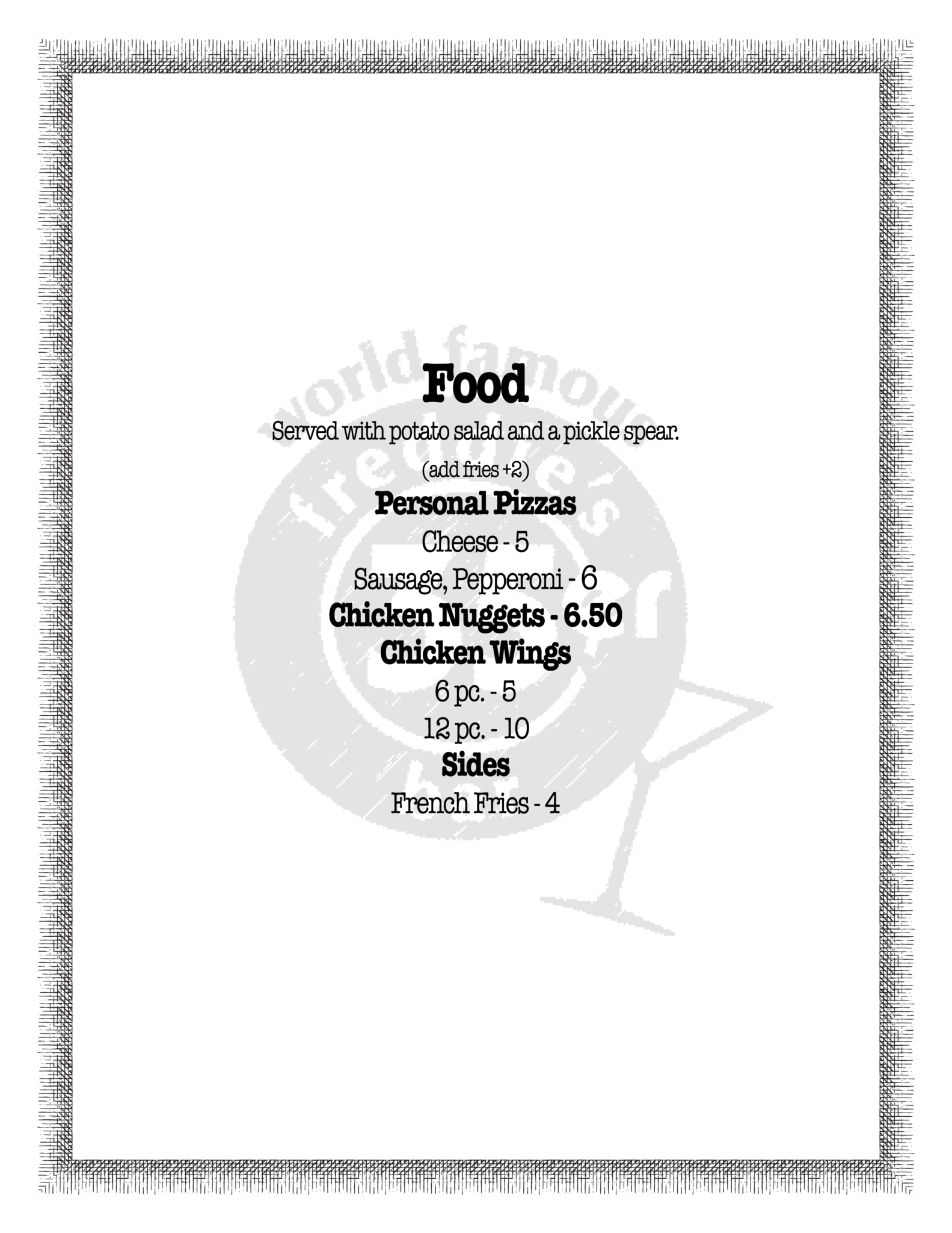 Food Menu 35er Bar food-menu-35er-bar